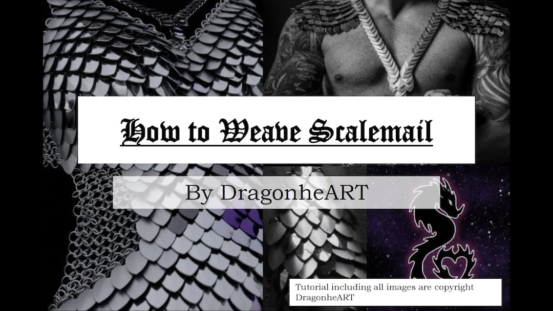 Scalemail Tutorial - Basic Introduction to Weaving Scale Chainmail ...