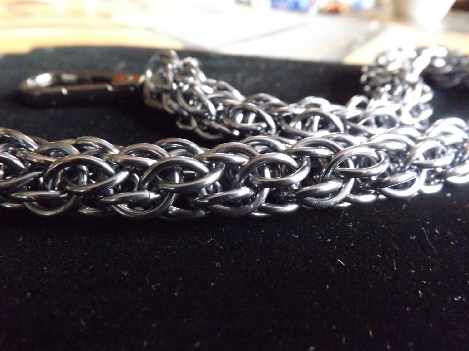Chainmaille Wallet Chain Candy Cane Weave Chainmail Thick - Etsy Canada