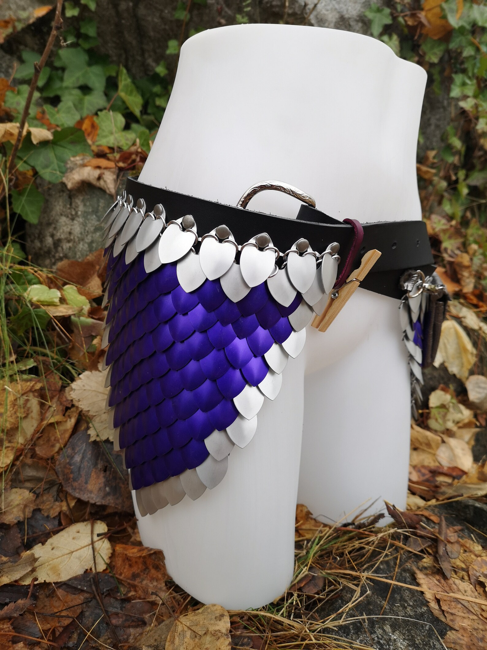 Scalemail Bottom Skirt Loincloth Belt Tanga Tasset - Etsy