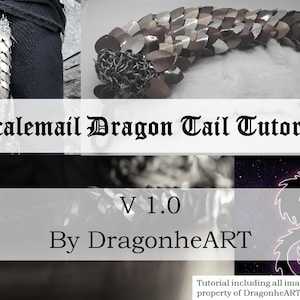 Scalemail Dragon Tail Tutorial - Four Sizes of Tail With Detailed ...