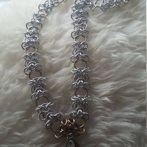 Elven Chainmail Headchain - Chainmaille Headpiece - Orc Weave - One or ...