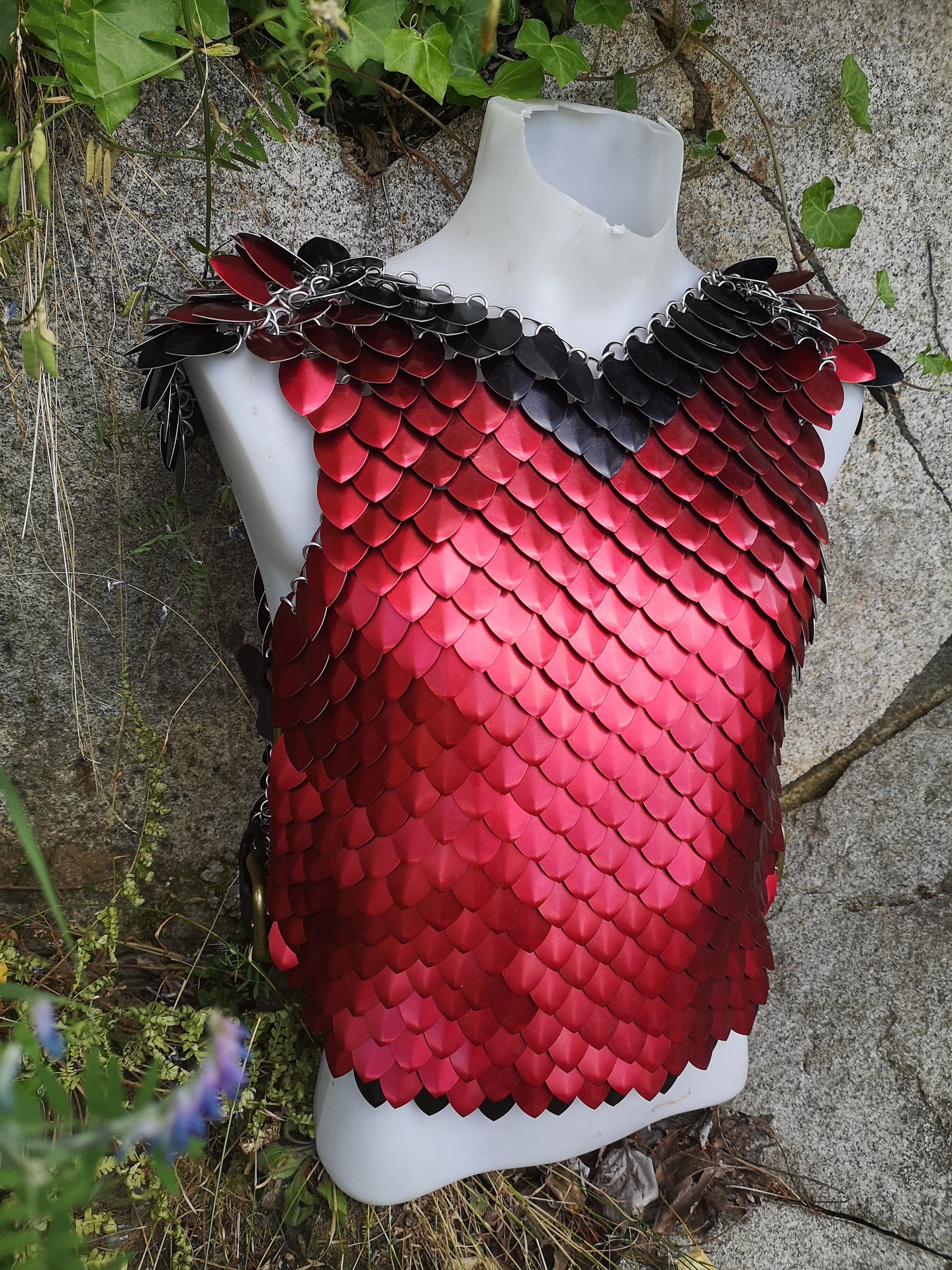 Made-to-order Scalemail Armor Shirt – Extra Large Aluminum Dragon ...