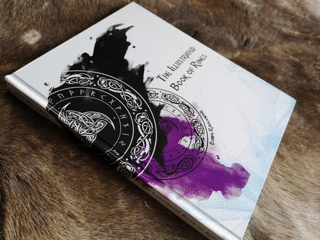 The Illustrated Book of Runes Hardcover, Softcover Rune Art Book Viking ...