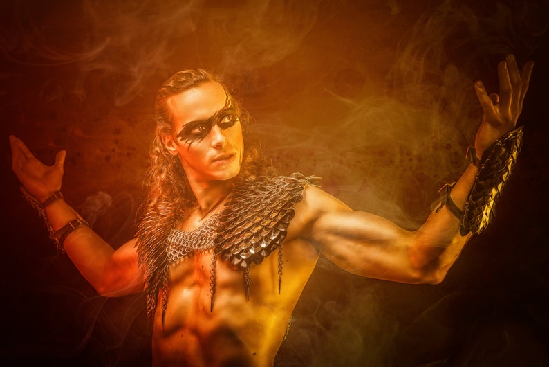 Scalemail Mantle Chain and Scale Mail Adjustable Unisex - Etsy