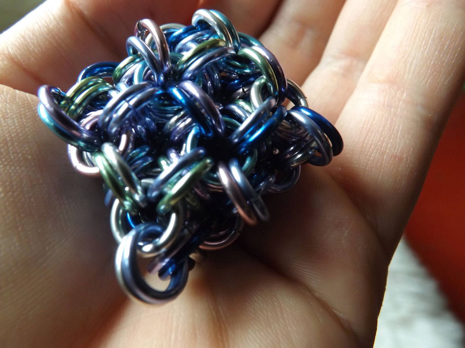 Chainmail Cube Fidget Toys Japanese 8 in 2 Geometric Toy - Etsy Canada
