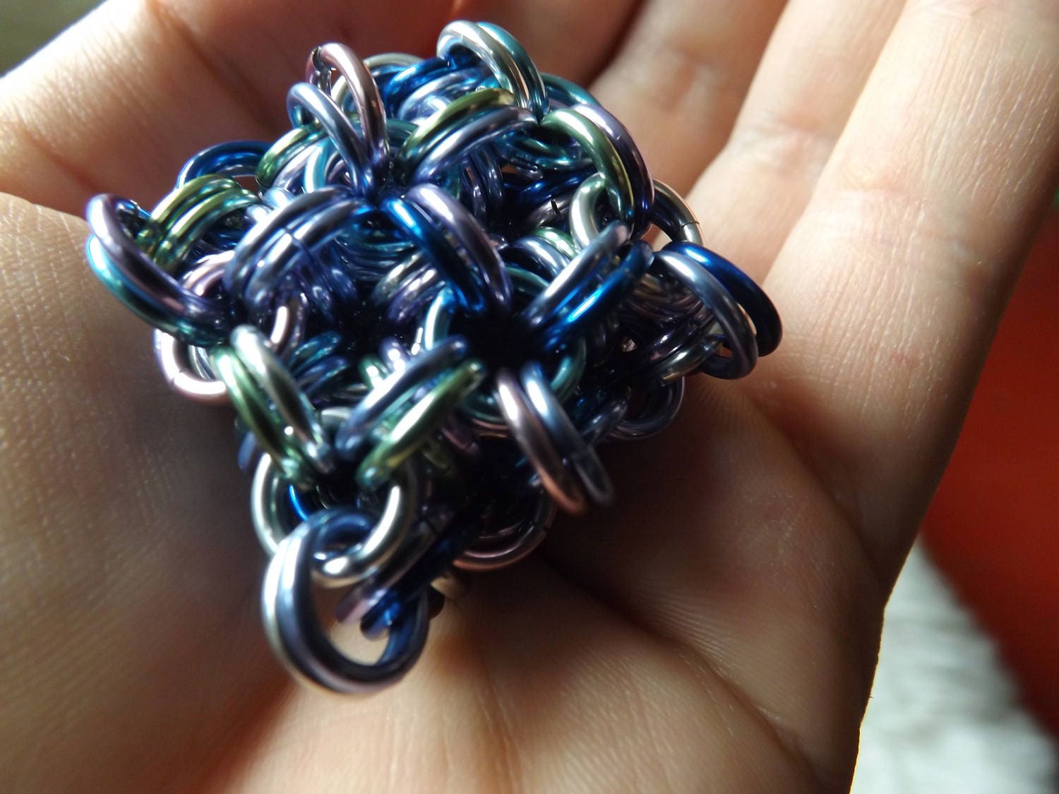 Chainmail Cube Fidget Toys Japanese 8 in 2 Geometric Toy - Etsy Australia
