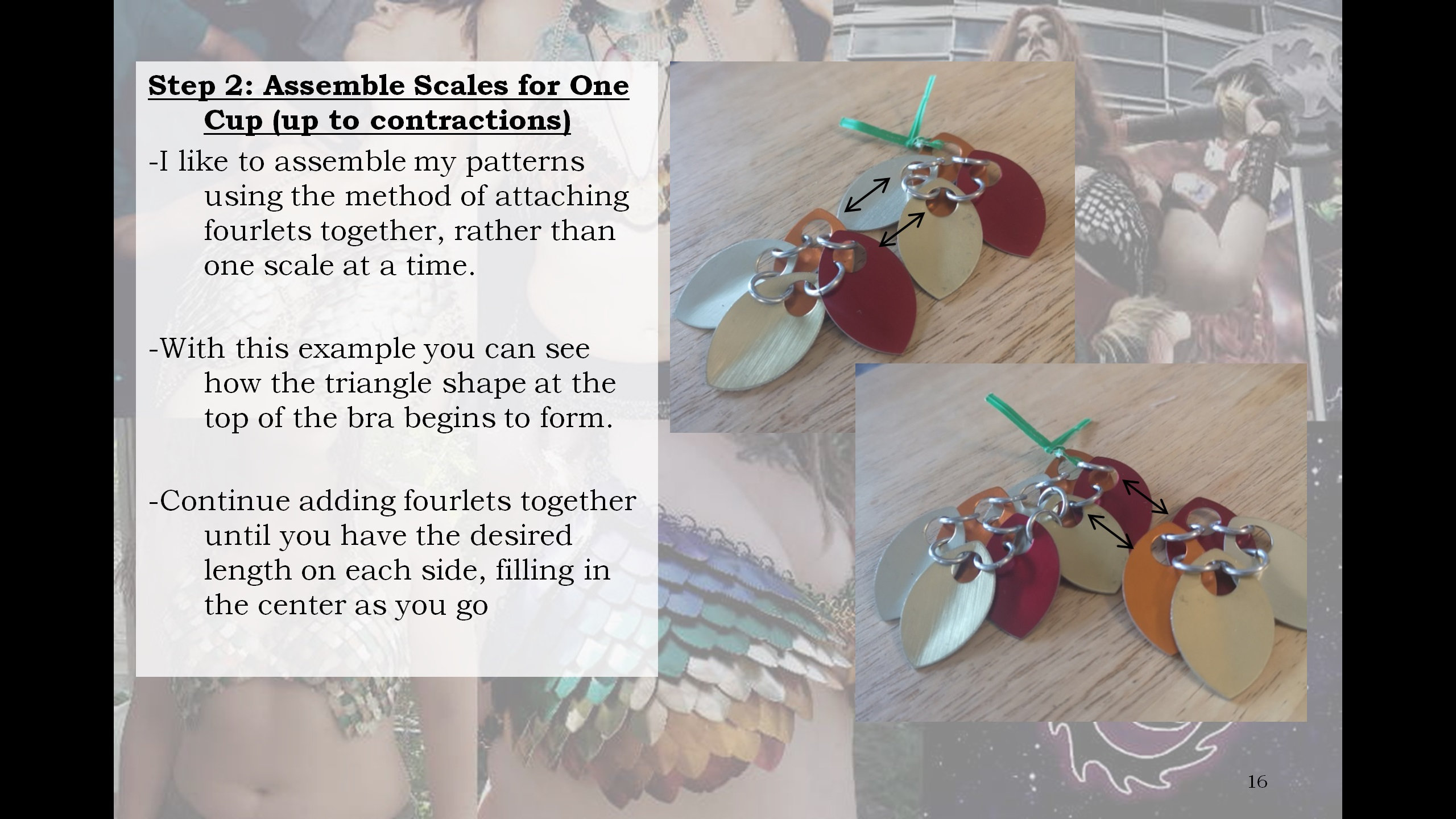 Scalemail Bra Tutorial Detailed Instructions on How to Make - Etsy