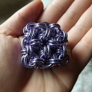Chainmail Cube Fidget Toys - Japanese 8 in 2 - Geometric Toy - Made to ...