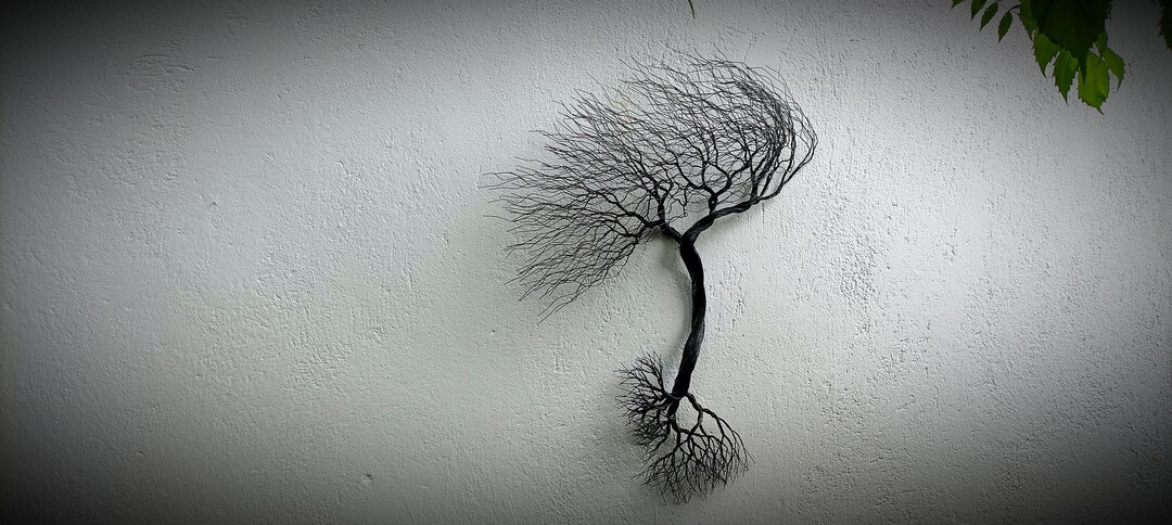 Handmade Wall Wire Tree Sculpture - Etsy