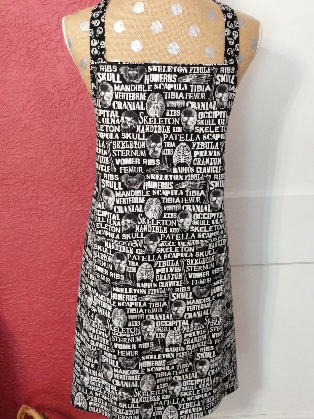 UNISEX CHEF STYLE Apron Halloween Words Skulls Etc. on - Etsy