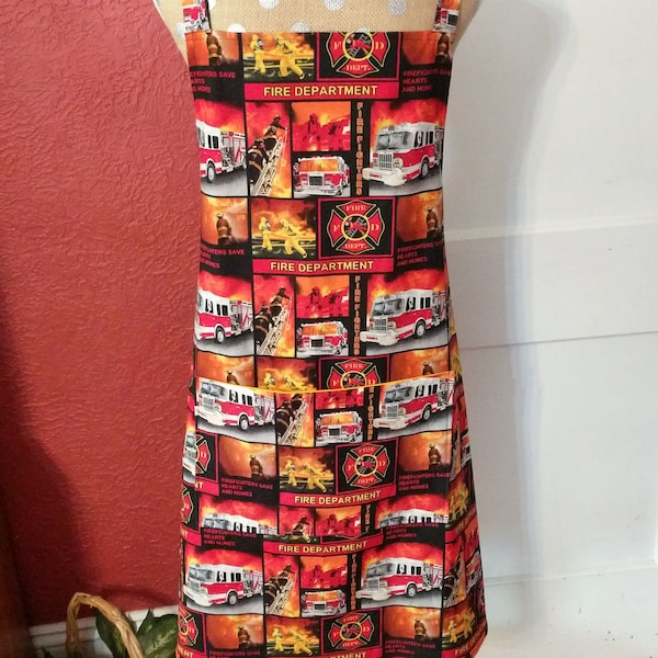 Firefighter Apron - Etsy