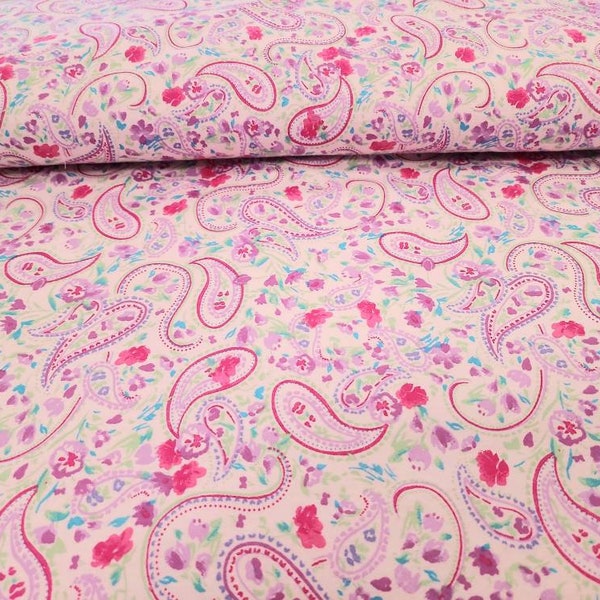 Paisley Fabric - Etsy