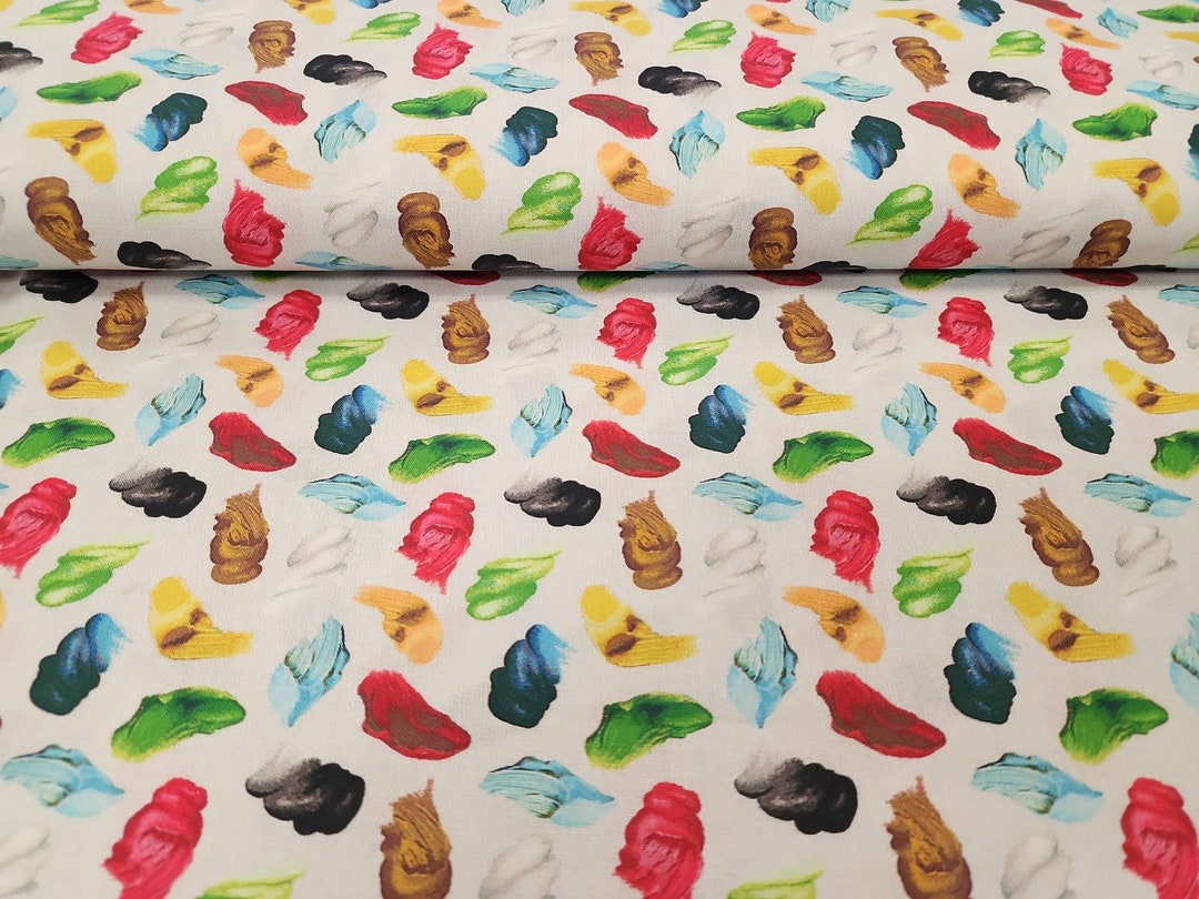Splatter Paint Splash Dabs Cotton Fabric Windham by the Yard - Etsy