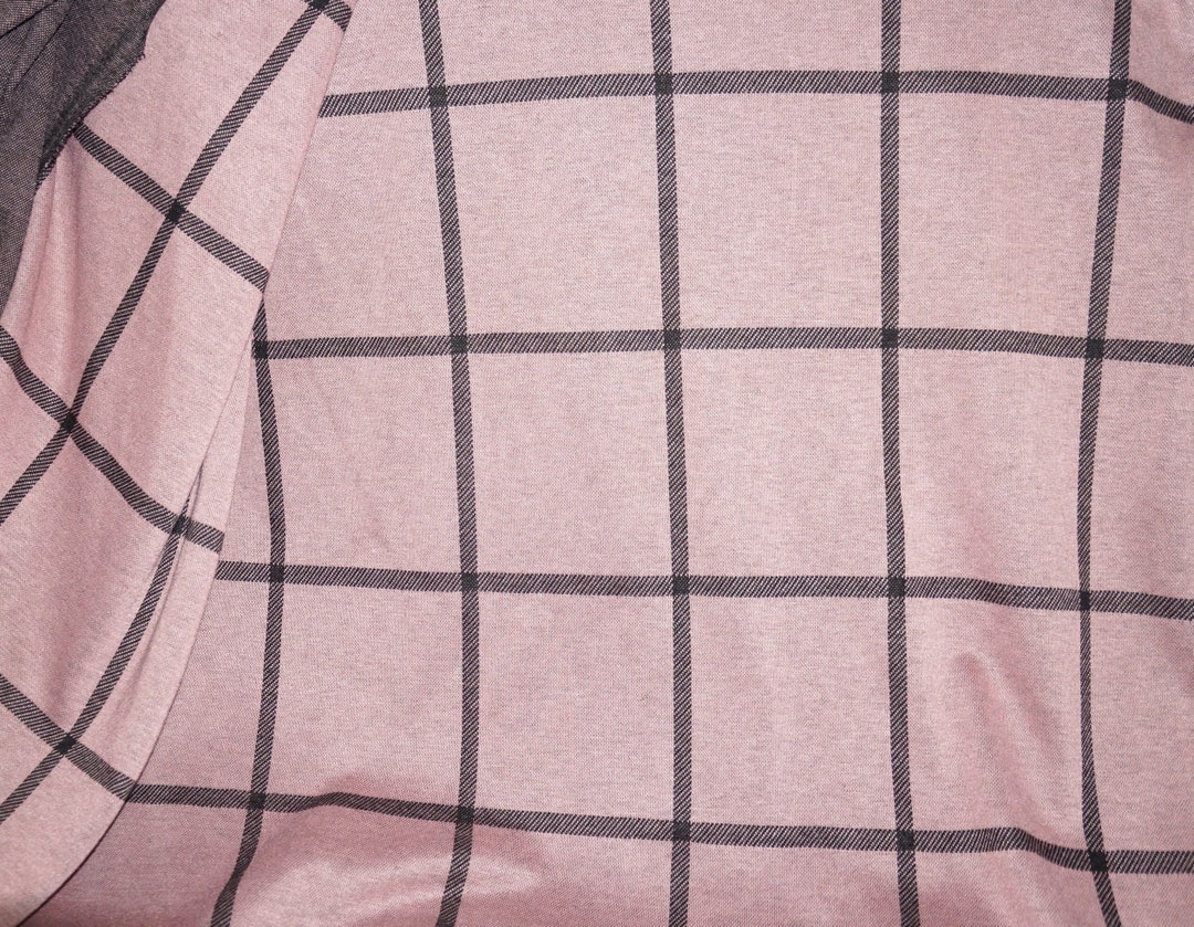 Window Pane Sweater Knit Fabric Apparel Fabric Soft Sweater Knit by the ...