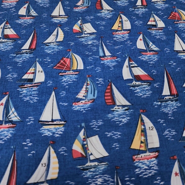 Sailboat Fabric - Etsy