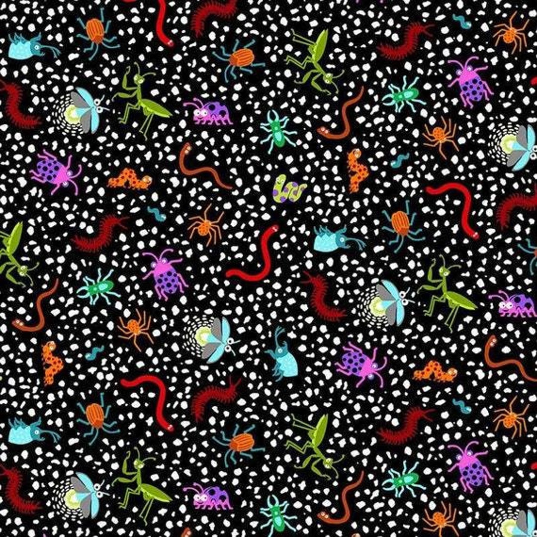 I'm Bugging Out Polka Dot Bugs Insects Studio E Cotton - Etsy