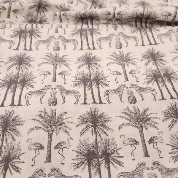 Fern Print Cotton Fabric - Etsy