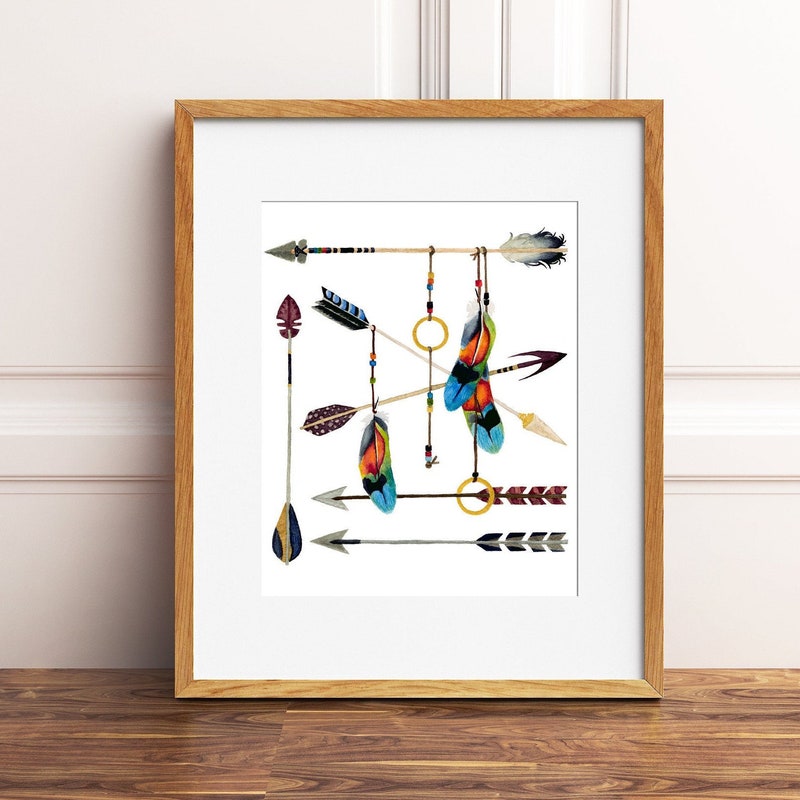 Arrow Watercolor - Etsy