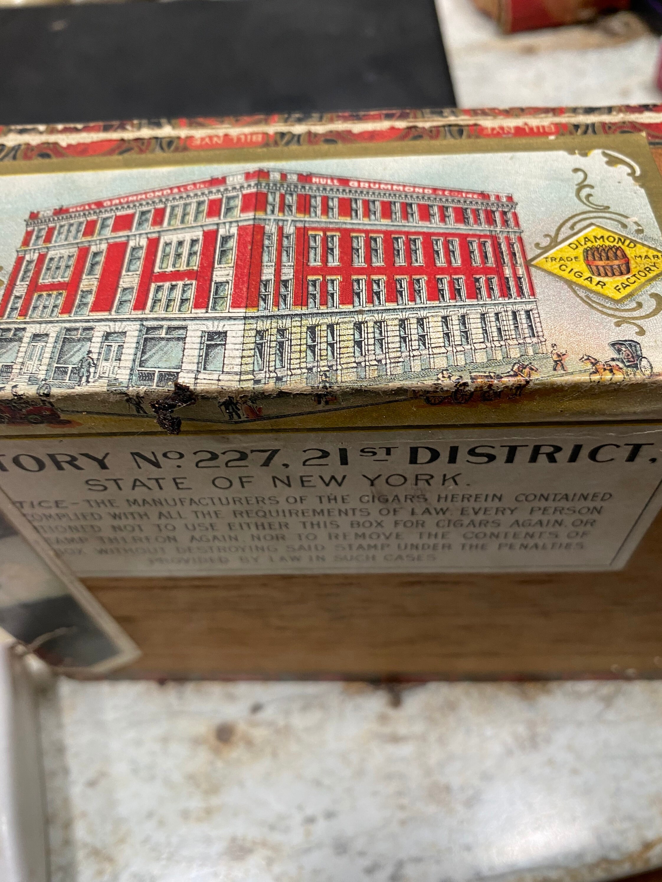 Rare 1917 Bill Nye Wooden Cigar Box With Stamps and - Etsy