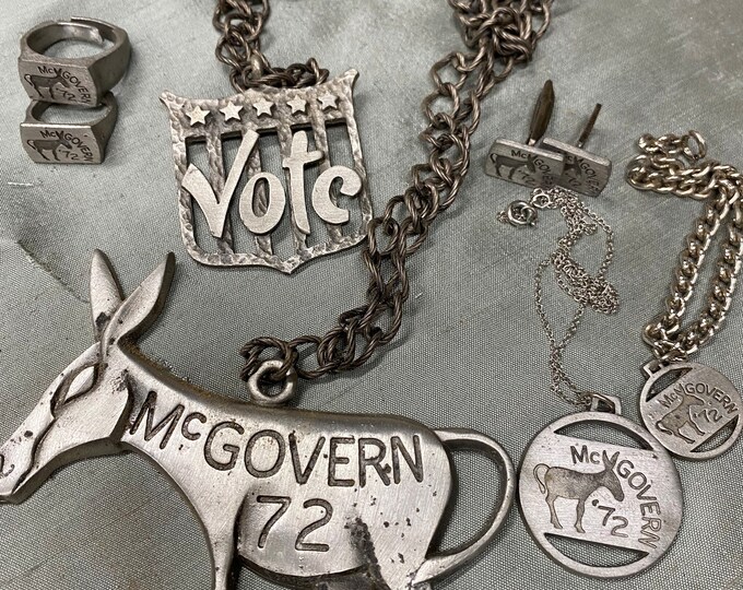 Orig. Vintage C1940 DEMOCRATIC Political Charm Bracelet - Etsy