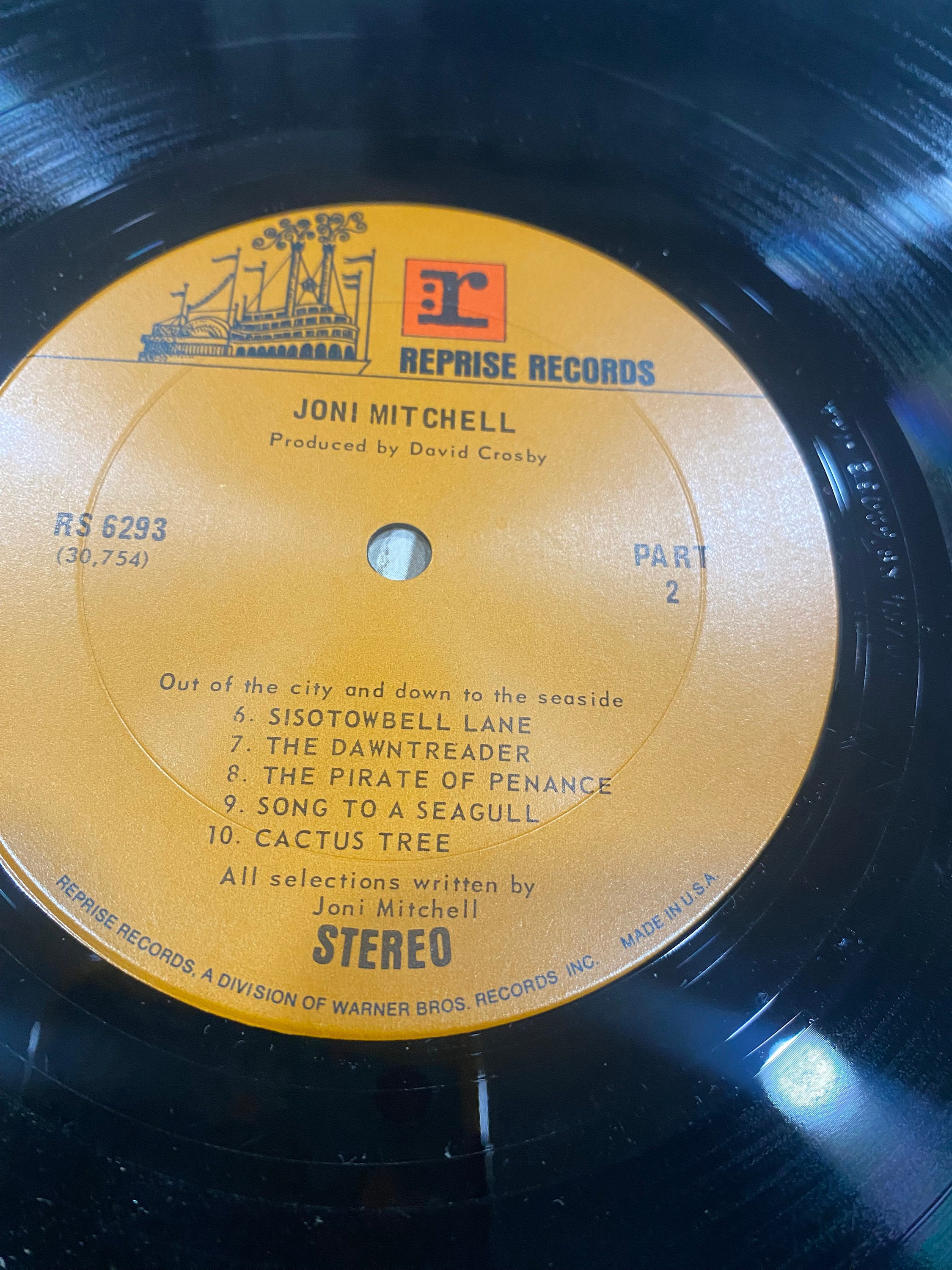 Late 1960s Joni Mitchell Song to a Seagull Vinyl Record - Etsy