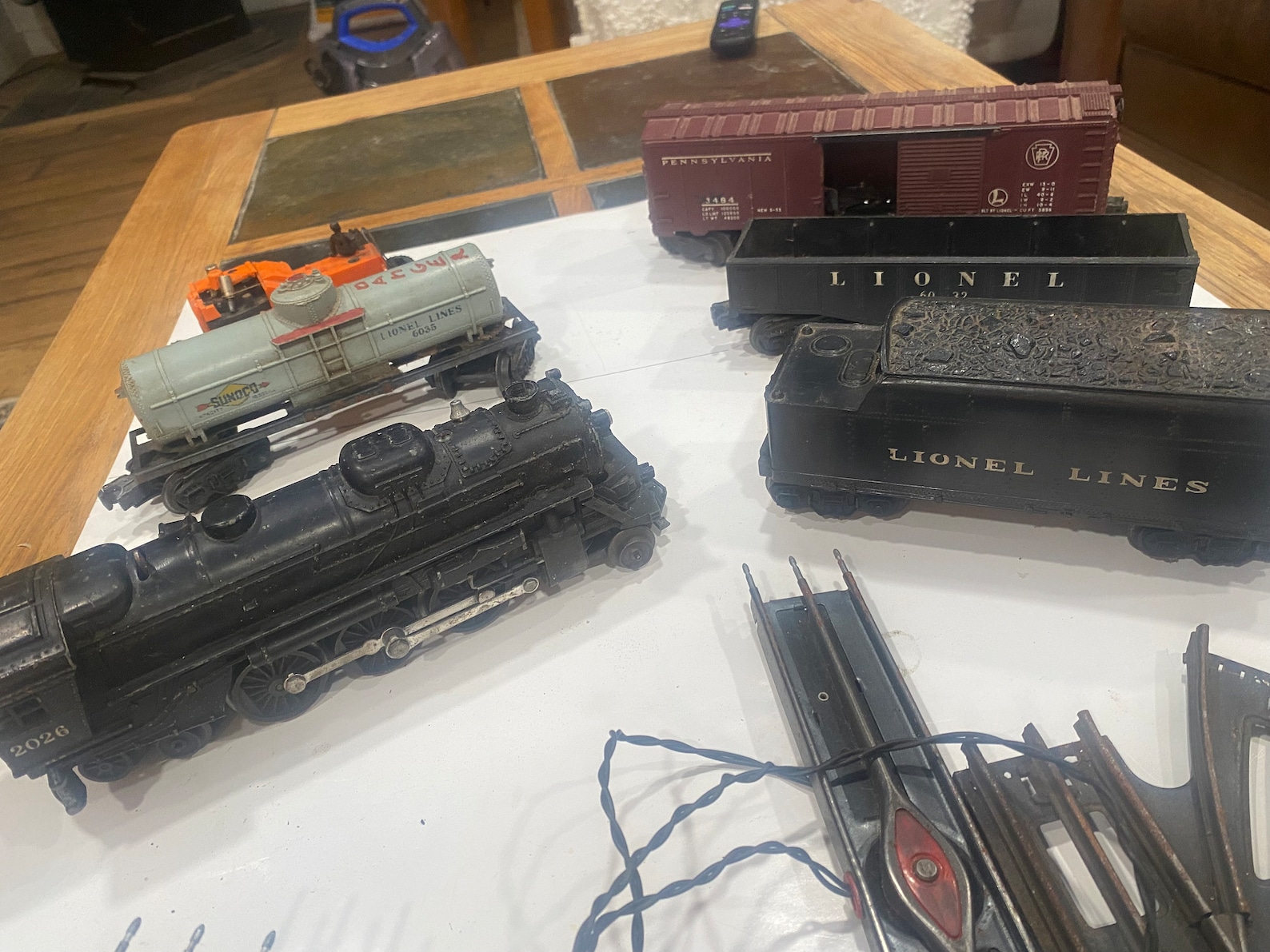 Set of 1950s Lionel 027 Guage Train Set and Tracks - Etsy