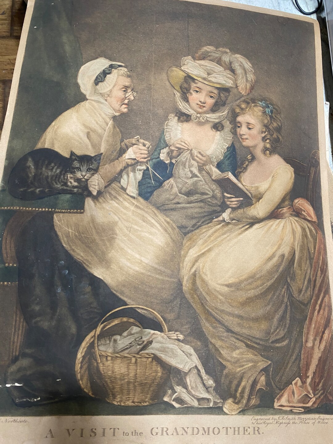 Pair of Very Rare Large Engravings by J. R. Smith Published May , 1785 ...