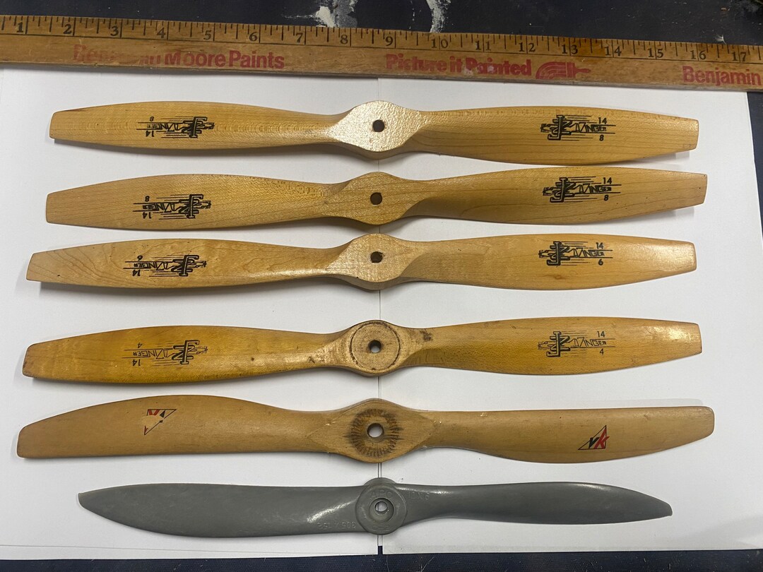 Lot of 6 Large Vintage Nos Model Airplane Propellers - Etsy