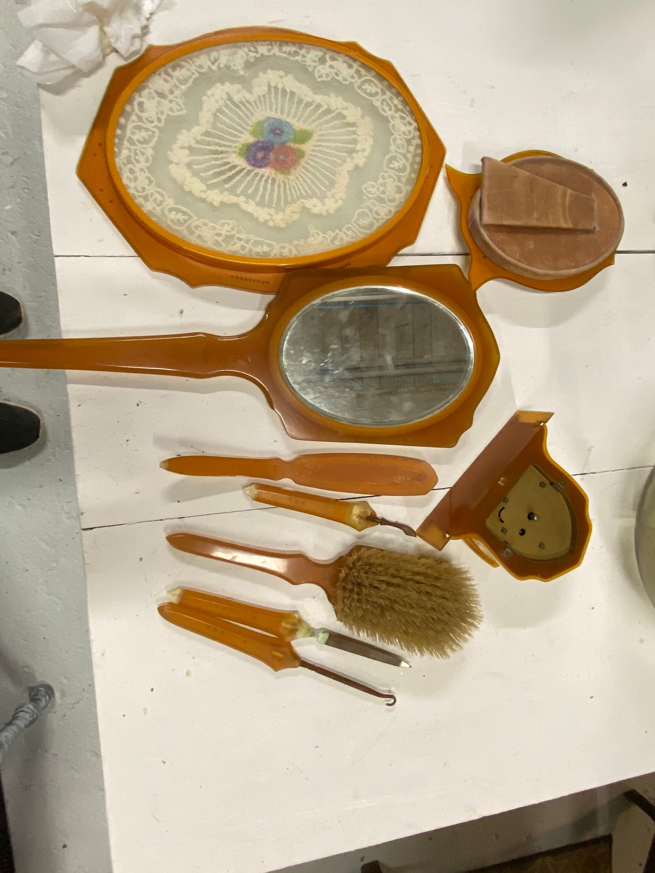 Gorgeous Bakelite 1930s Ladies Vanity Set | Etsy