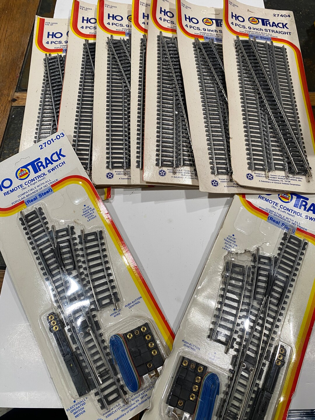 Lot of 9 Sets of HO Nos Real Steel Track Vintage - Etsy