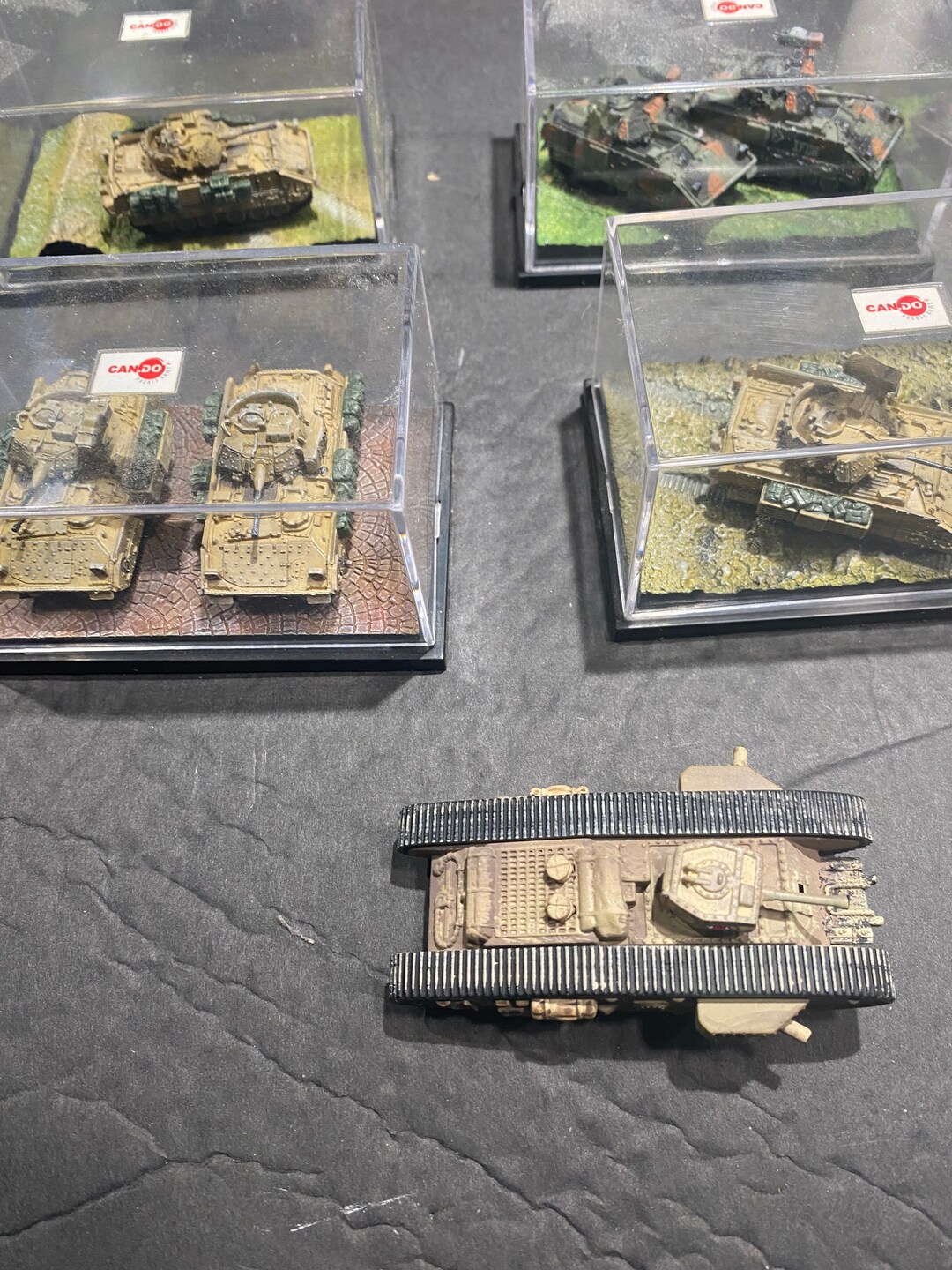 Lot of 6 Miniture Tank Models From Dragon Company Very Detailed With ...