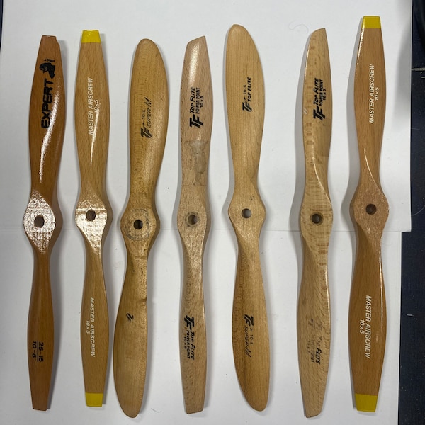 Wood Model Airplane Propeller - Etsy