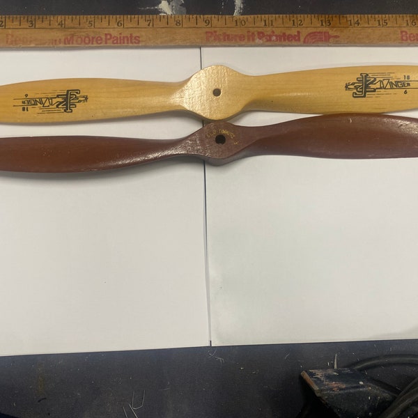 Wood Model Airplane Propeller - Etsy