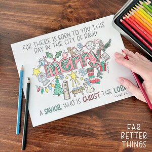 Bible Verse Coloring Page - Luke 2:11 - Printable Bible Coloring Page ...