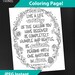 Bible Verse Coloring Page Ephesians 4:1-2 Printable Digital Download ...