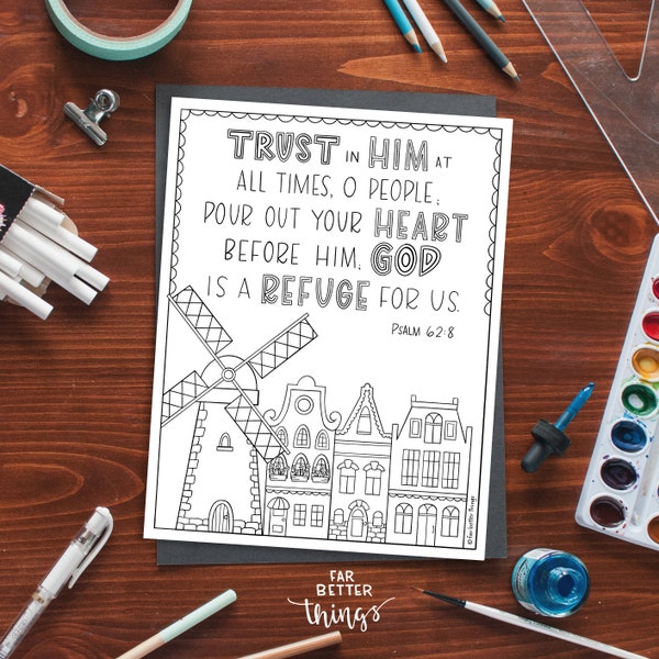 Bible Verse Coloring Page Zephaniah 3:17 Printable Bible Coloring Page ...