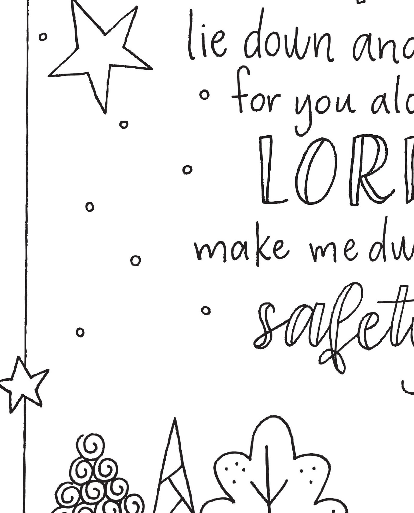Psalm 8 Coloring Page Coloring Pages
