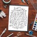 Bible Verse Coloring Page - Trust in the Lord - Proverbs 3:5-6 ...