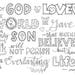 Bible Verse Coloring Page - John 3:16 - Printable Bible Coloring Page ...
