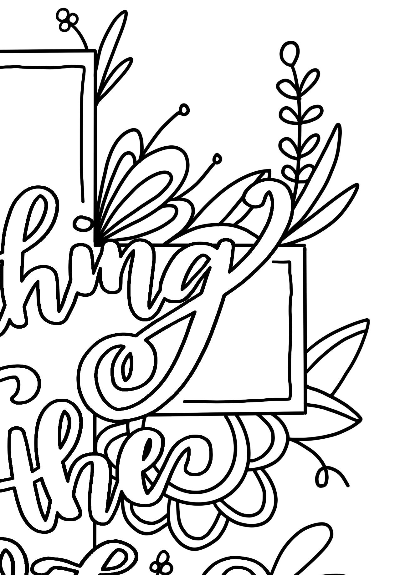 Hymn Coloring Page - Nothing but the Blood of Jesus - Printable Hymn ...