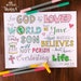 Bible Verse Coloring Page - John 3:16 - Printable Bible Coloring Page ...