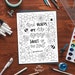 Bible Verse Coloring Page John 3:16 Printable Bible Coloring Page ...