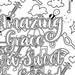 Hymn Coloring Page Amazing Grace Printable Hymn Coloring Page ...