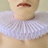 Black Elizabethan Renaissance Medieval Ruff Neck Collar Decorated With ...