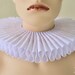 Black Elizabethan Renaissance Medieval Ruff Neck Collar Decorated With ...