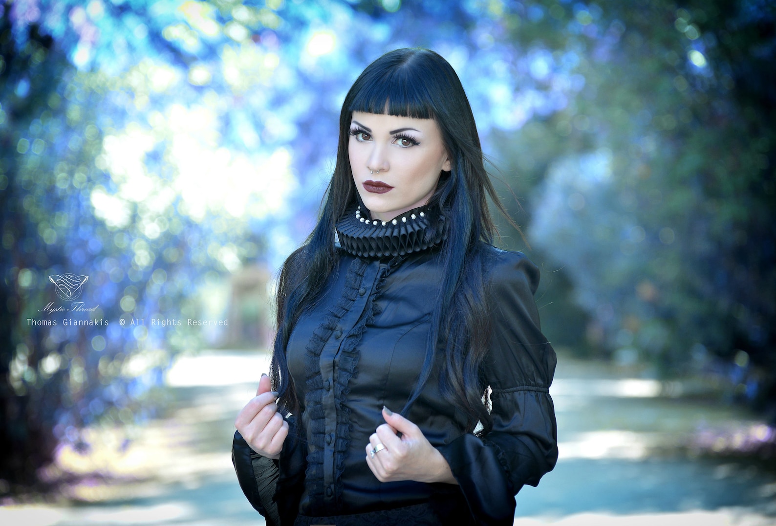 Black Elizabethan Renaissance Ruff Neck Collar Decorated With | Etsy