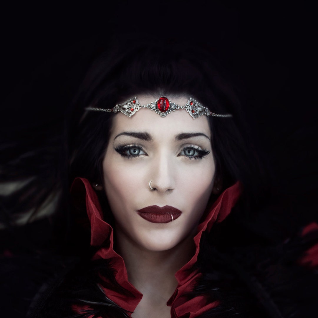 Ruby Gem Gothic Victorian Circlet - Etsy