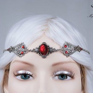 Ruby Gem Gothic Victorian Circlet - Etsy