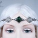 Emerald Gem Gothic Victorian Circlet - Etsy