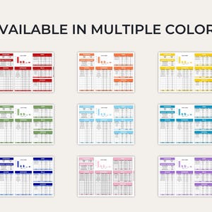 Pink Simple Monthly Budget Spreadsheet | Excel Budget Template ...